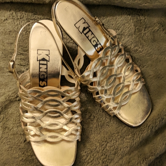 kings department store | Shoes | Vintage Kings Department Store Gold ...